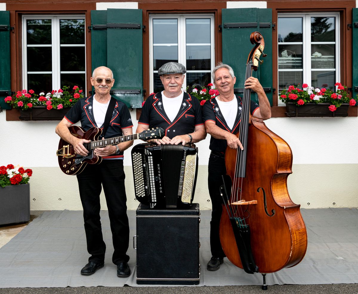 Menschen im Unterland: Das Trio Halbautomat aus Weiach | Tages-Anzeiger