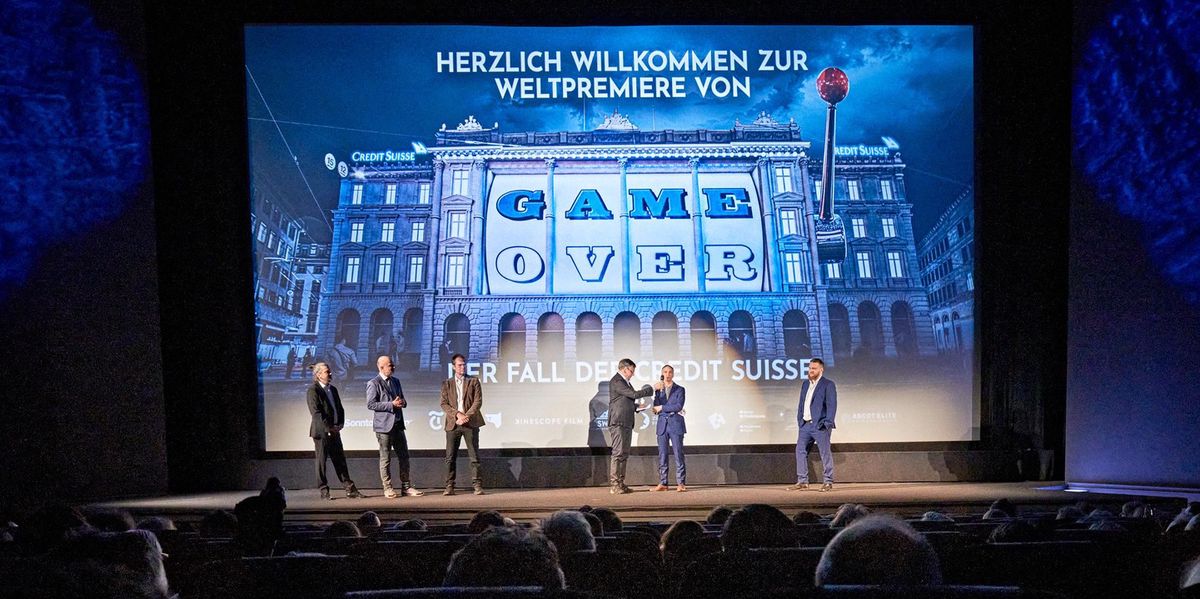 Credit Suisse: So lief die «Game Over»-Filmpremiere in Zürich