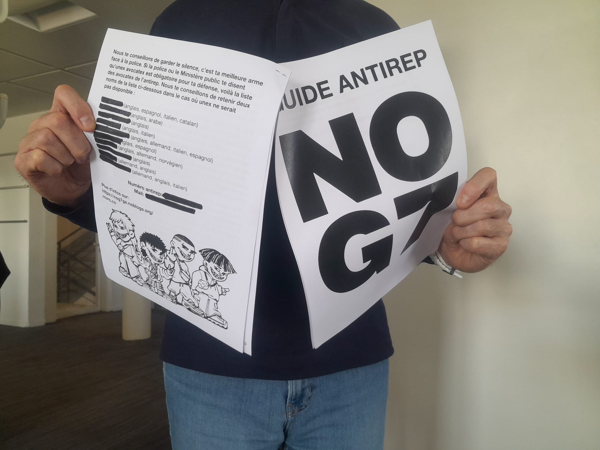 Manifestation à Genève: NoG7: un guide contre la répression
