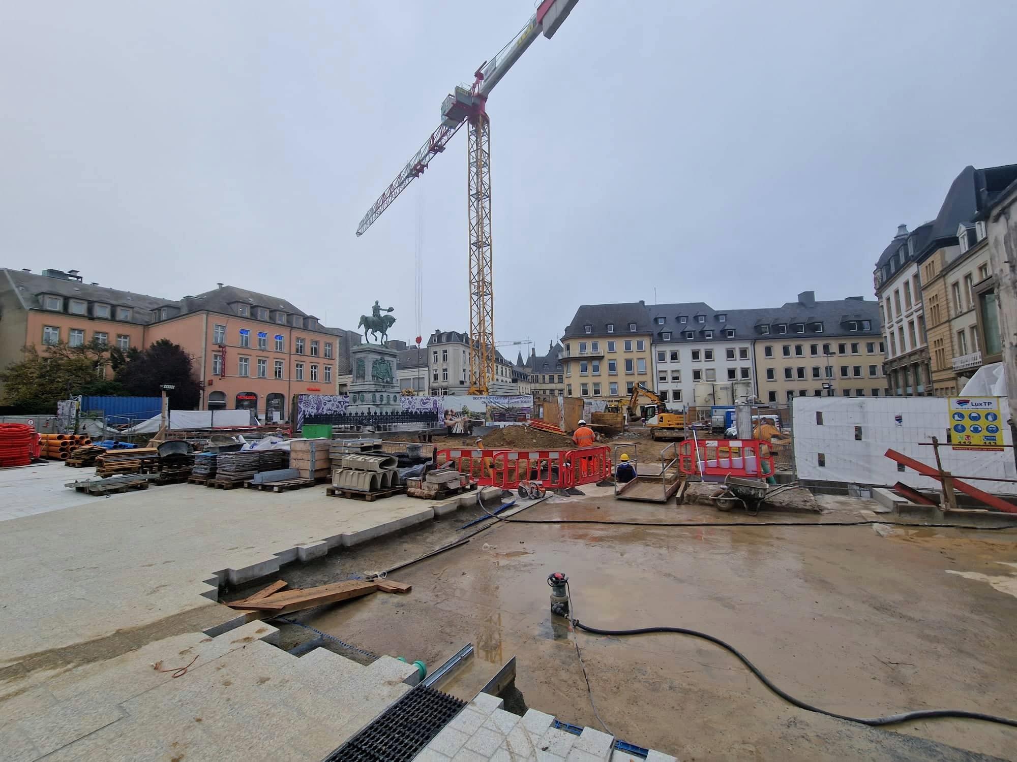 Chantier à Luxembourg : Le Knuedler sera bien achevé au printemps - L ...