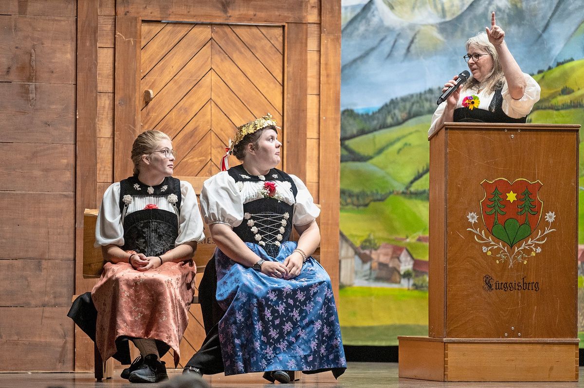 Empfang in Rüeggisberg: Ein Dorf feiert seine Schwingerkönigin | Berner ...
