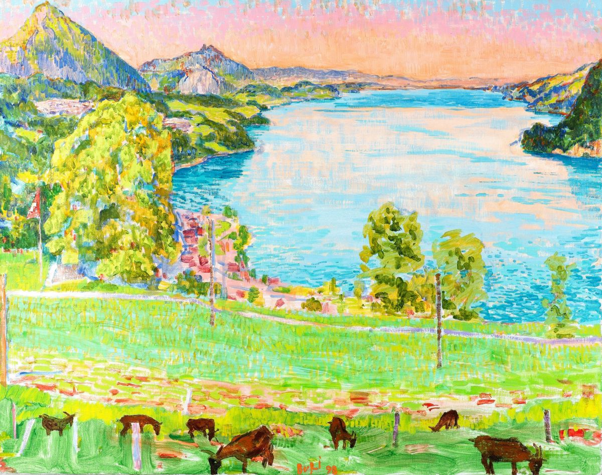 Ausstellung Samuel Buri Schloss Spiez: Heimatmalerei und Pop-Art ...