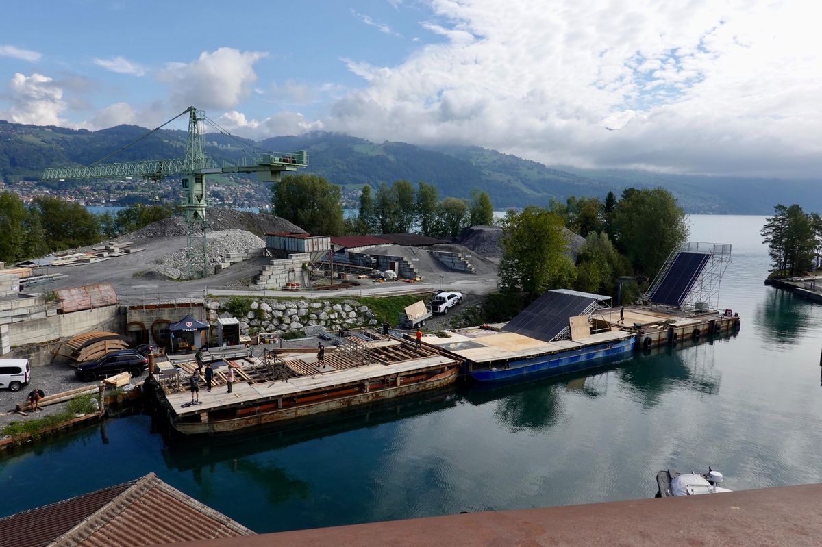 Anlass beim Strandbad Thun: Die Freestyle-Rampen stehen bereit | Berner ...