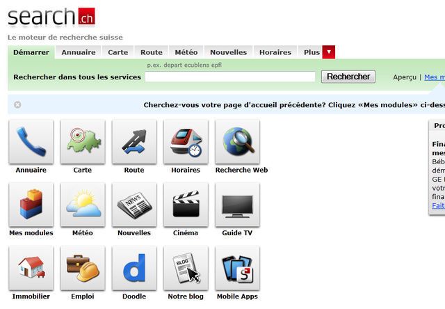 Internet – «Search.ch» est le site le plus visité de Suisse | 24 heures