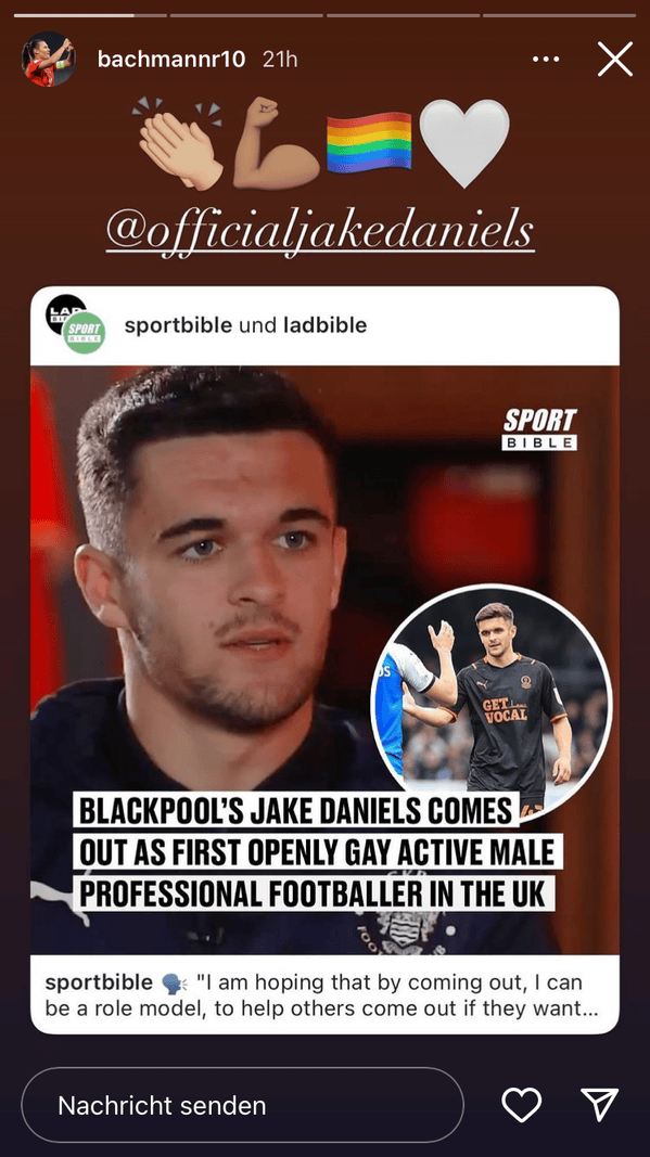 Homosexualität im Fussball: Ein besonders wertvolles Coming-out | Tages ...