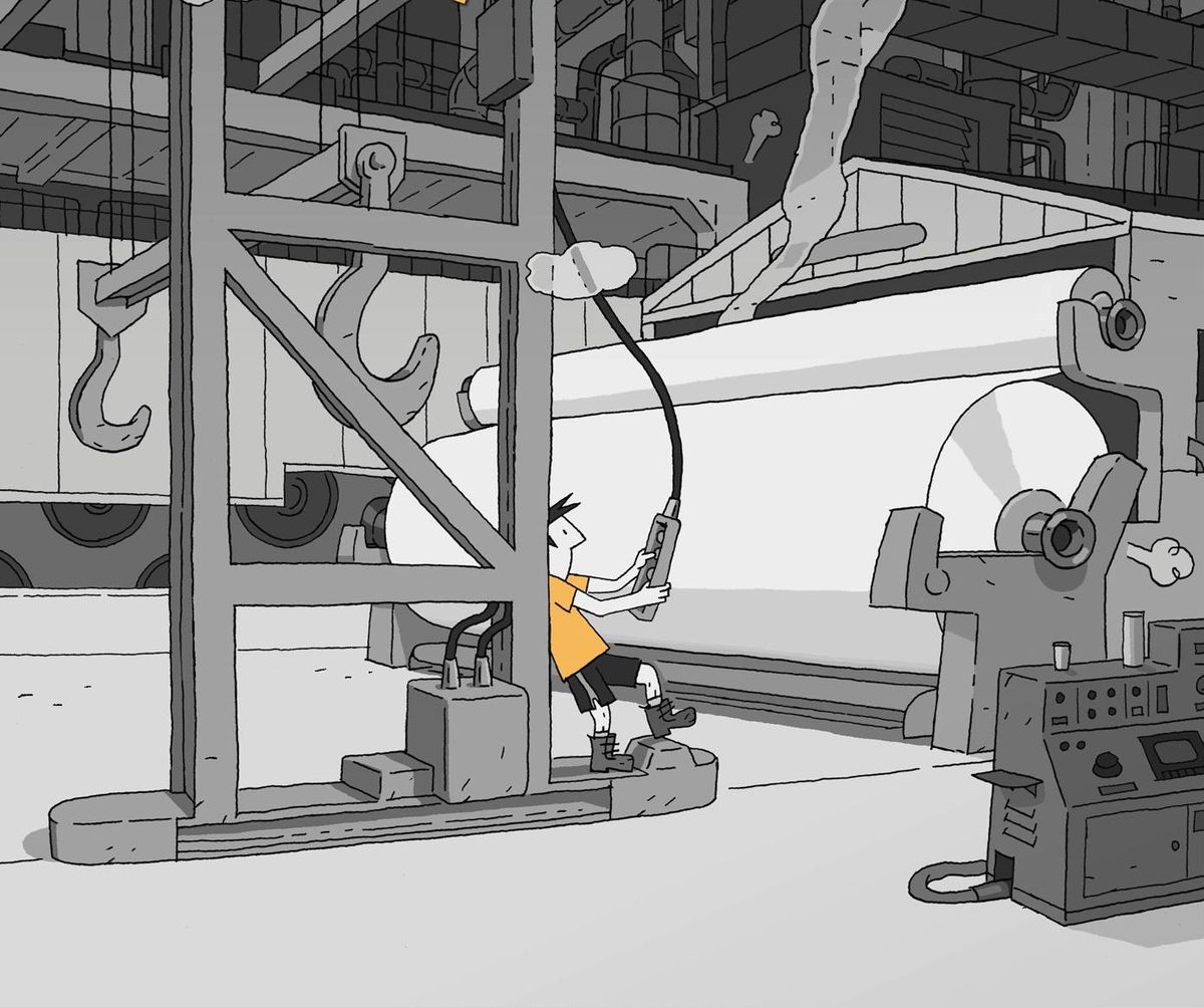 Bande dessinée – Guy Delisle retourne bosser à l’usine | Tribune de Genève