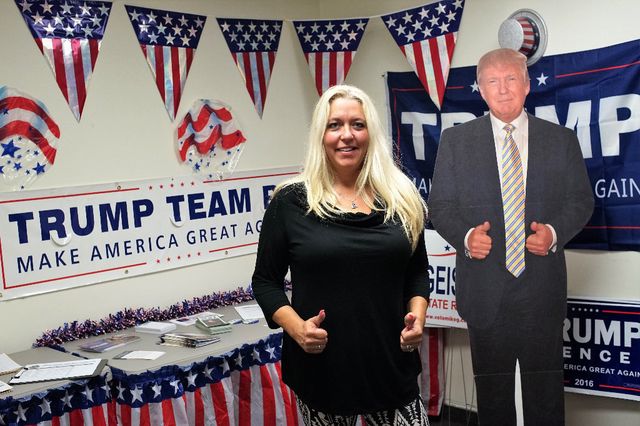Tricia Cuningham, Donald Trump's best groupie | Tribune de Genève