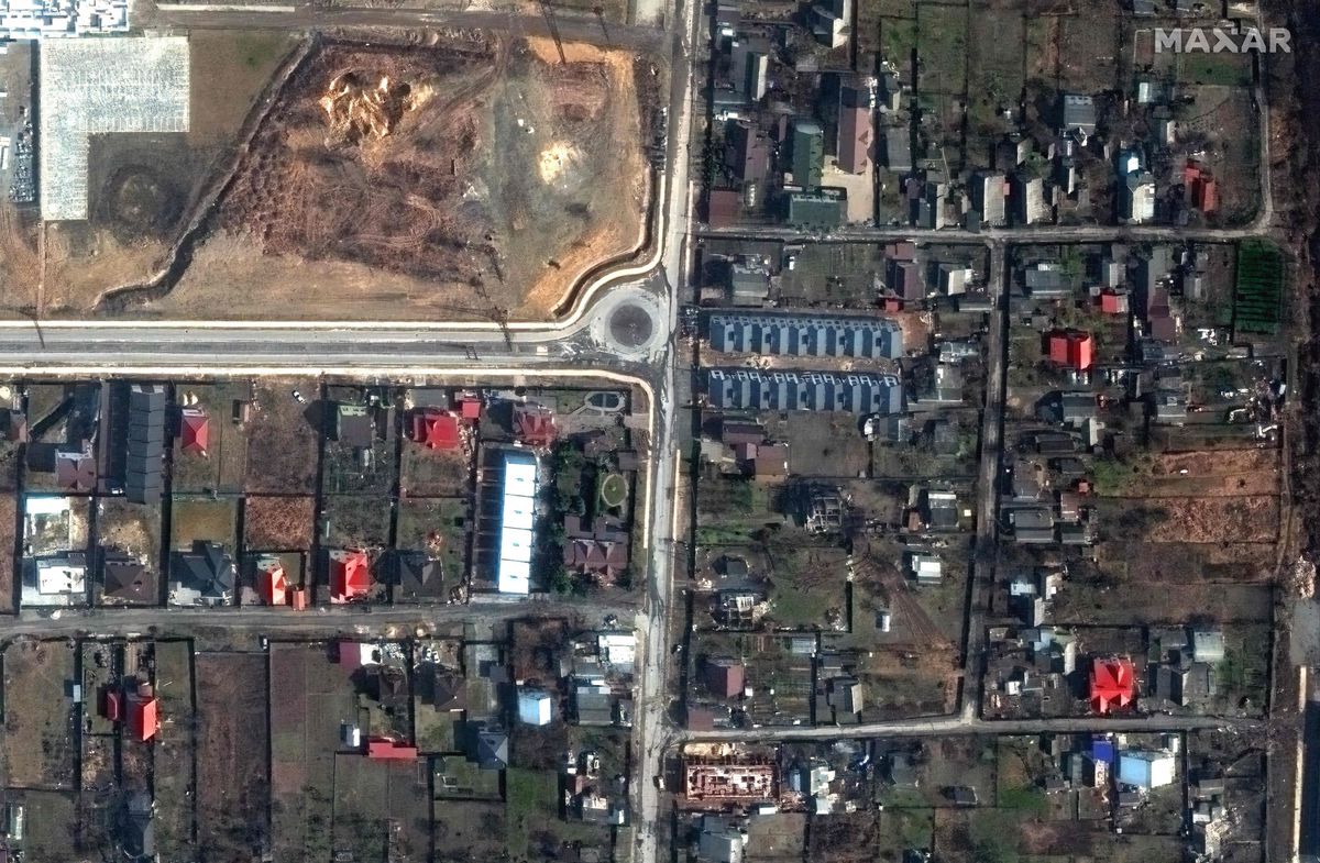 Guerre en Ukraine – Des images satellite de Boutcha montrent les ...