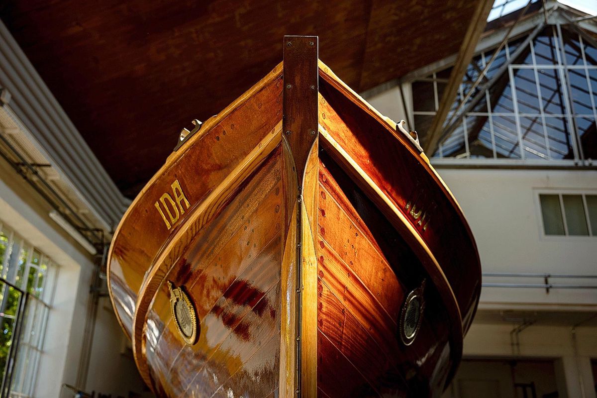 En 1913, "Ida" sort du chantier naval de Corsier-Port | Tribune de Genève