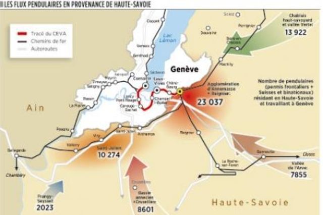 Trafic pendulaire: à qui profitera le CEVA? | Tribune de Genève