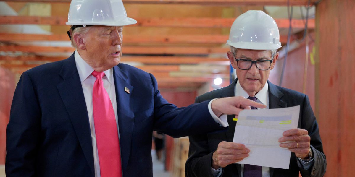 Trump und Jerome Powell: Streit wegen Fed-Renovierungskosten