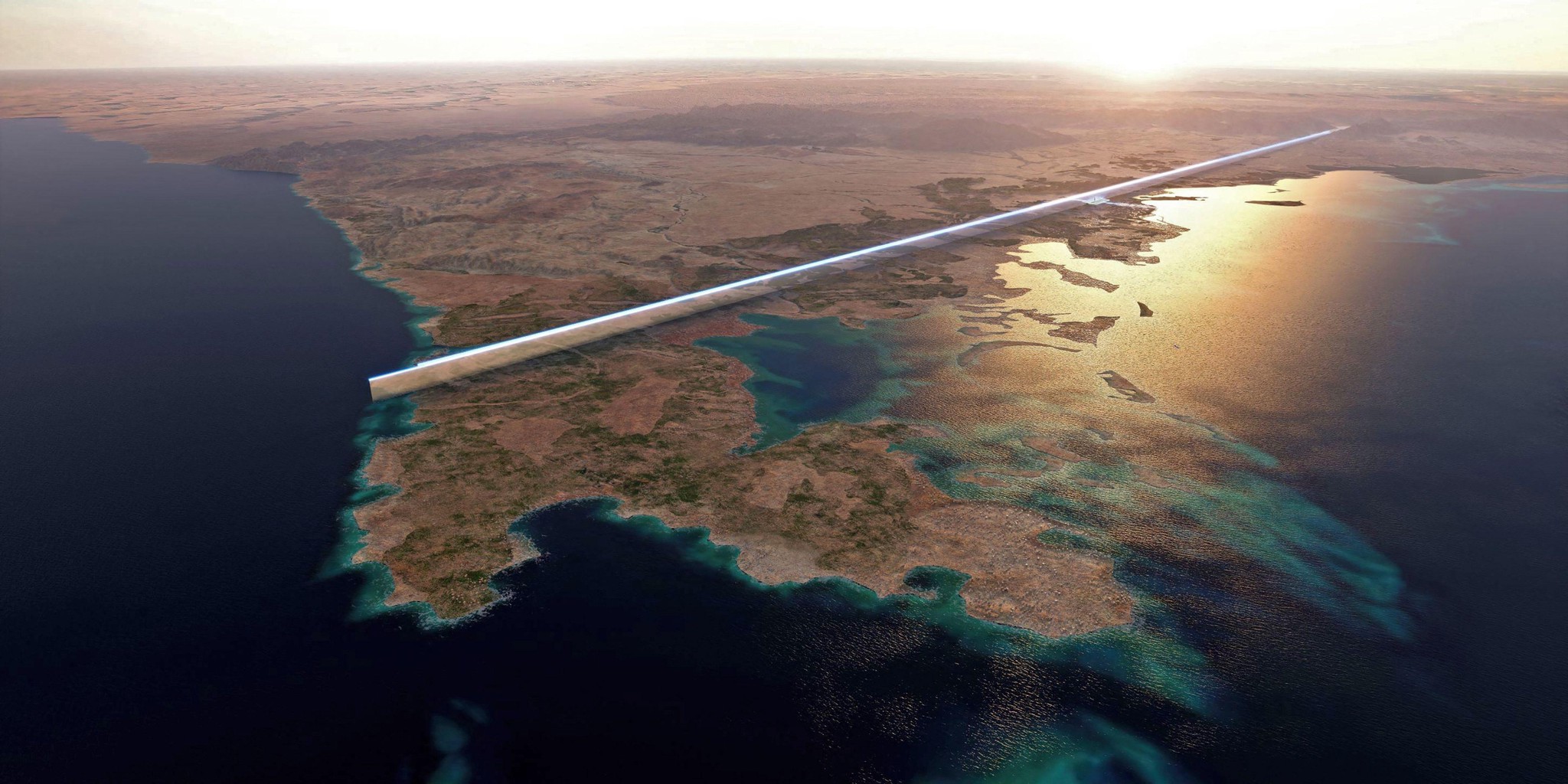 Mega-Projekt «The Line»: Saudiarabien plant das grösste Bauwerk der ...