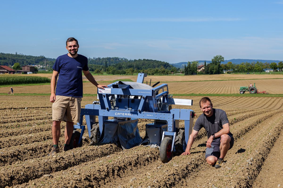 Digitale Landwirtschaft: Dieser Roboter lasert Unkraut weg | Tages-Anzeiger