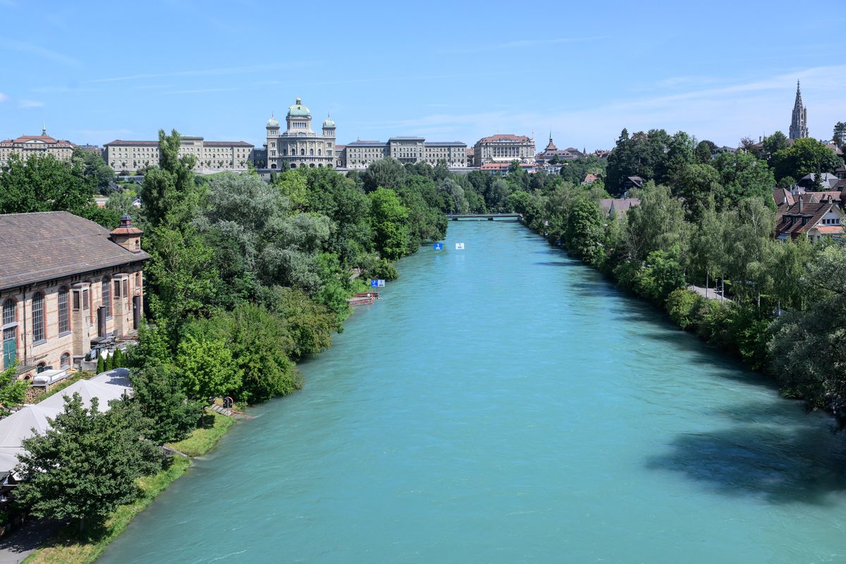 Aare in Bern: 20-Grad-Marke ist endlich geknackt | Der Bund