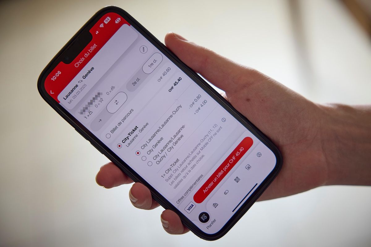 Sécurité: un Lausannois s’est fait pirater son compte CFF | 24 heures