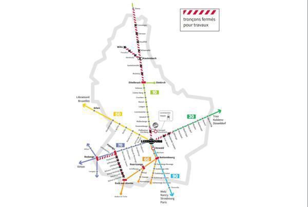 Trains au Luxembourg – Plusieurs chantiers vont démarrer sur les rails ...