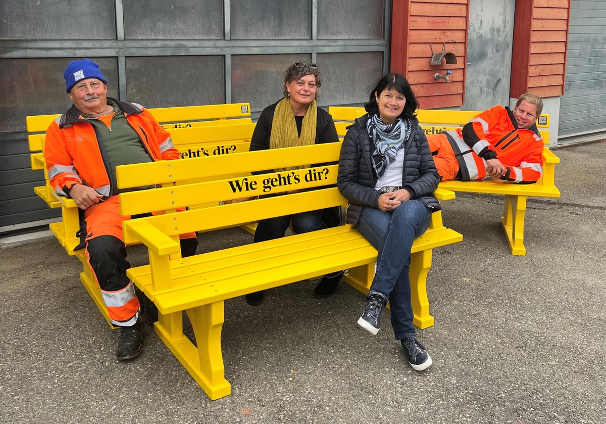 Mentale Gesundheit in Gachnang: Diese Bänkli wollen wissen, wie es ...
