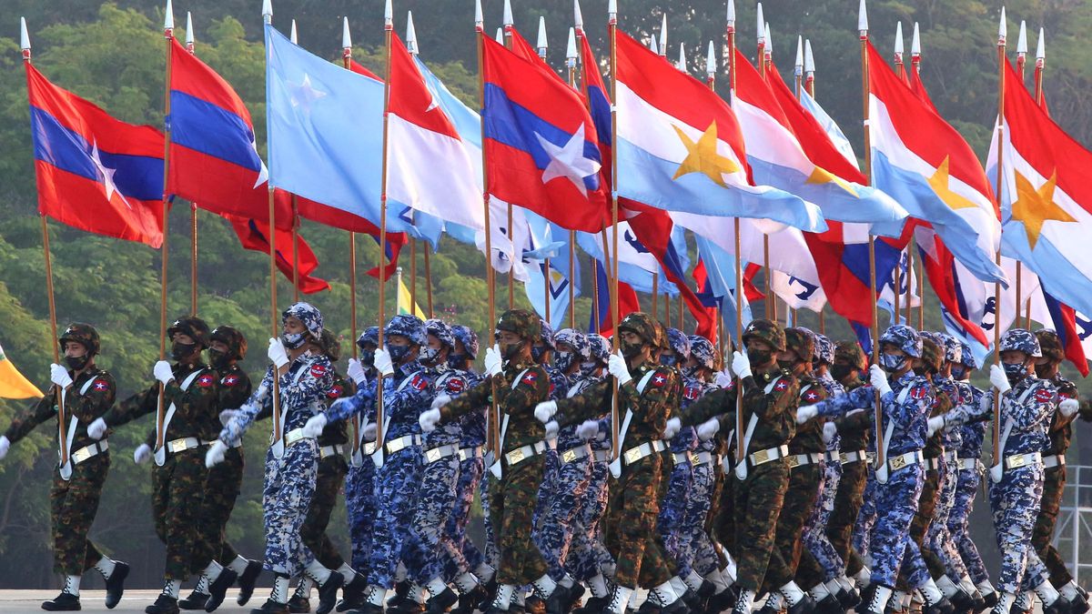 Birmanie: Démonstration de force de la junte pour les 75 ans de l ...