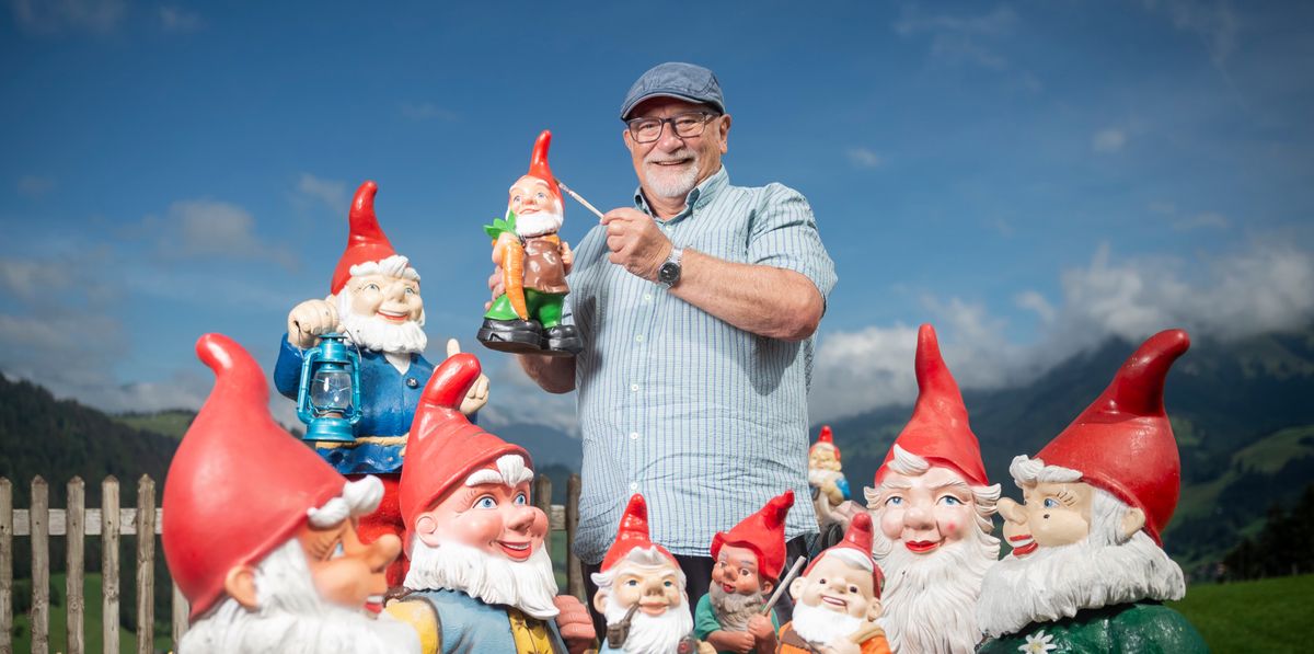 Aussergewöhnliches Hobby: Max Schott, der Gartenzwergdoktor | Tages ...