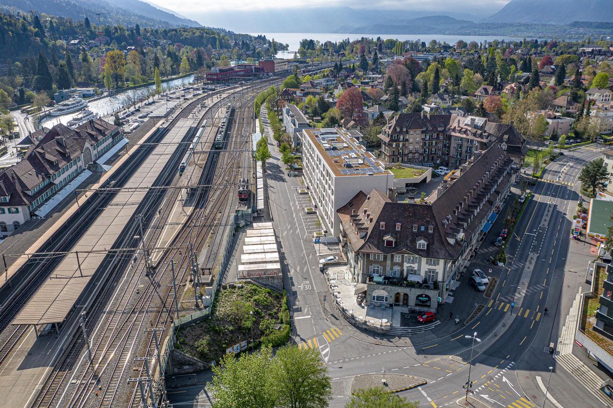 Thun vor 100 Jahren – Seefeld erhielt direkten Zugang zur Innenstadt ...
