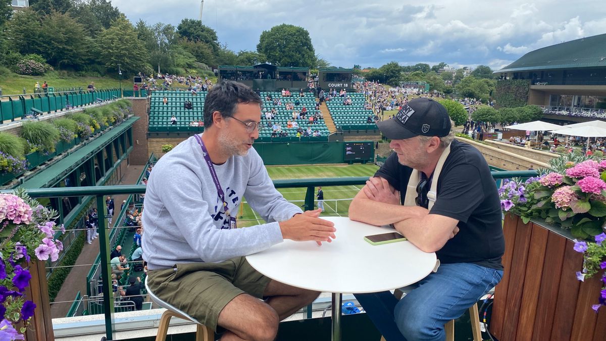 Wimbledon 2023: Quand Marc Rosset se met dans la peau du journaliste ...