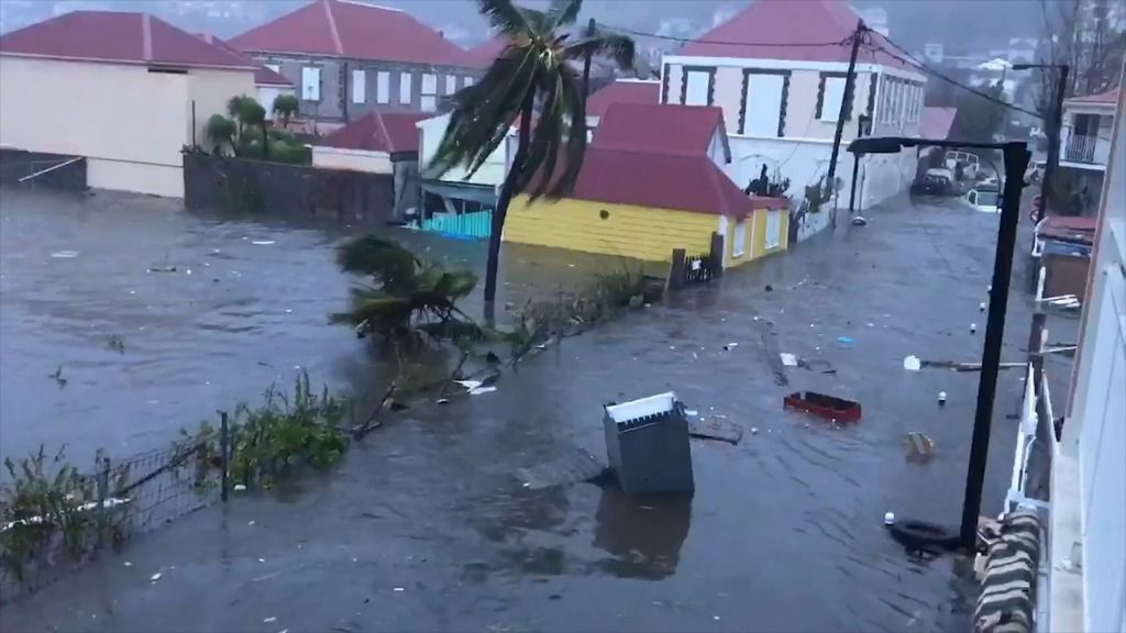 Videos zeigen, wie stark Irma ist | Berner Zeitung