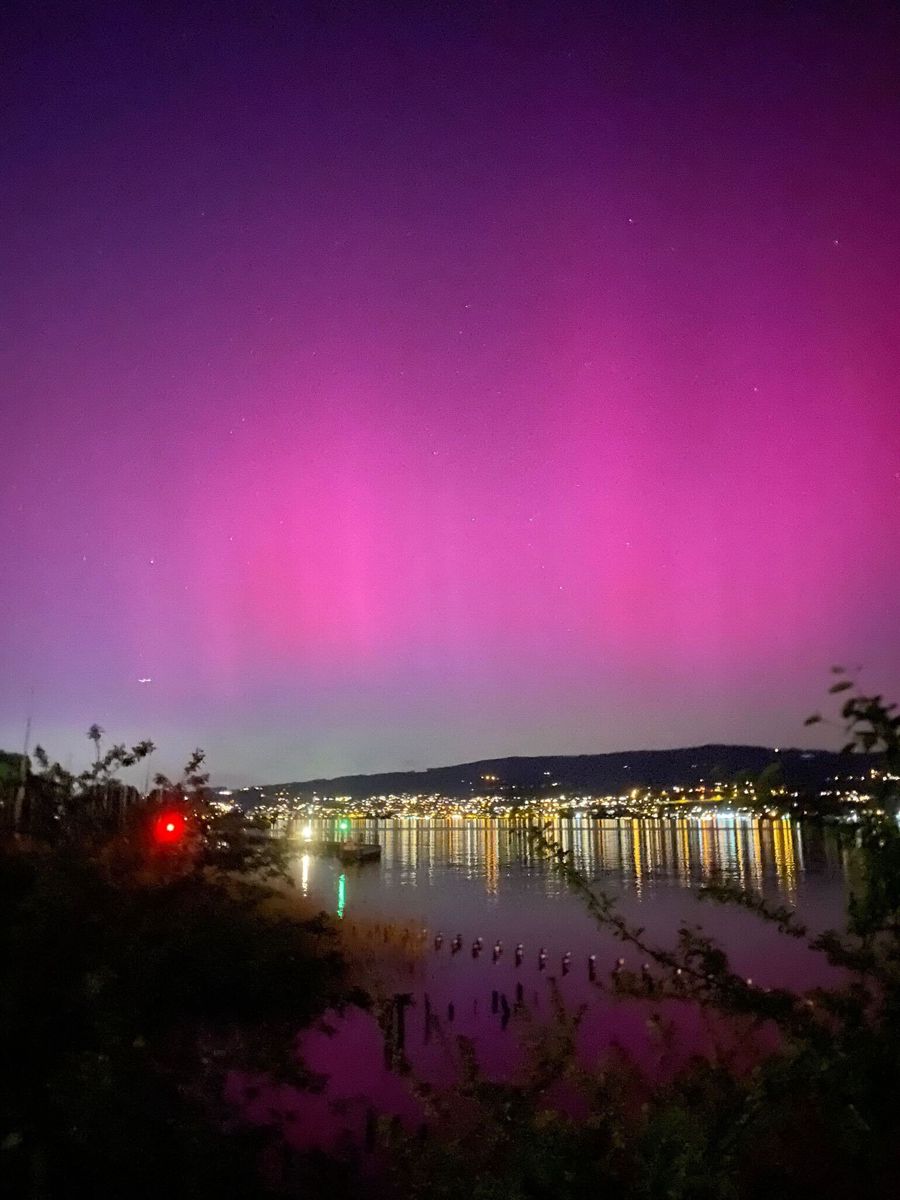 Polarlichter Schweiz: Bilder des Sonnensturms | Der Bund