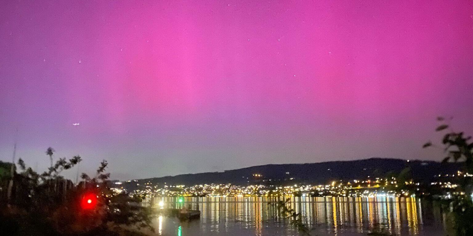 Polarlichter Schweiz: Bilder des Sonnensturms | Berner Zeitung