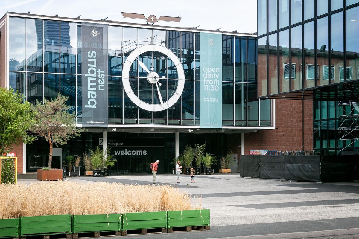 Art Basel: Messeplatz zeigt Kunst von Katharina Grosse | Basler Zeitung