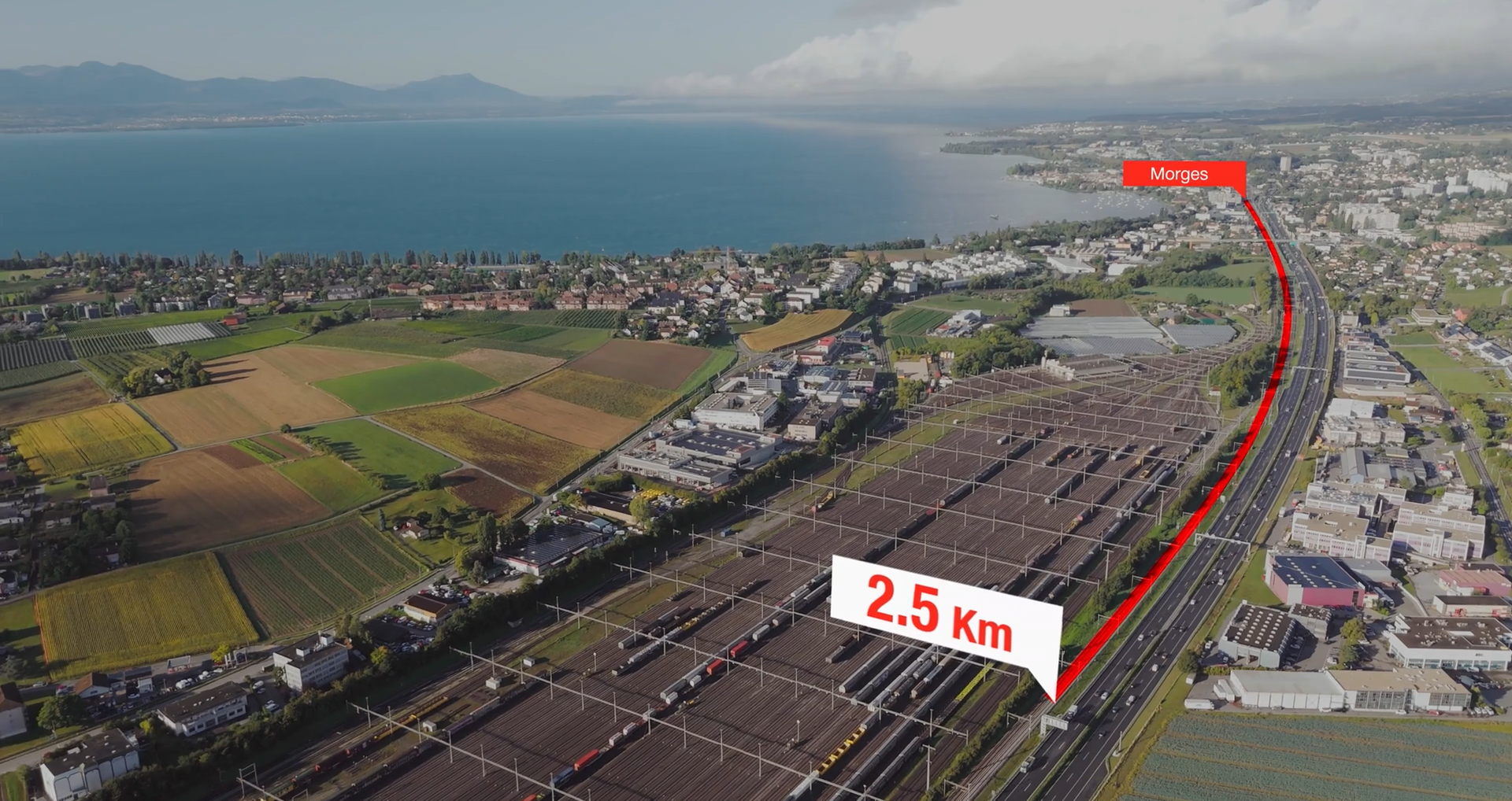 CFF: le tracé de la double voie Morges-Perroy est validé