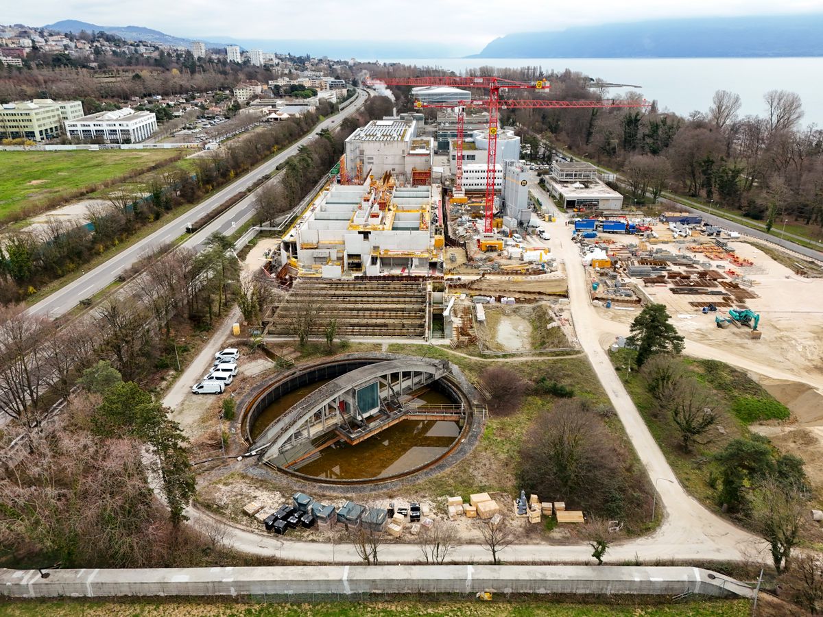 Le chantier de la STEP de Vidy aborde sa dernière étape | 24 heures