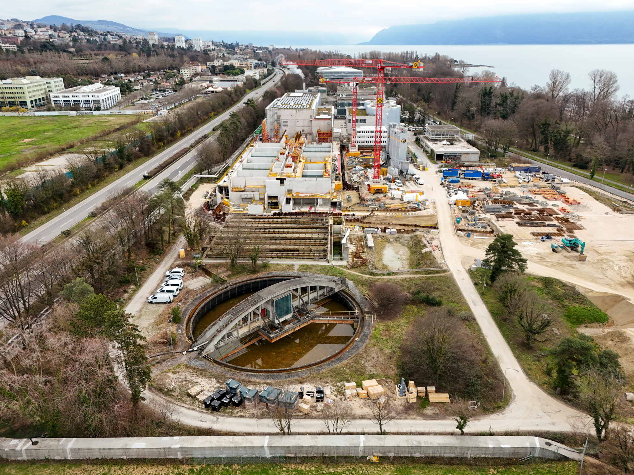 Le chantier de la STEP de Vidy aborde sa dernière étape | 24 heures