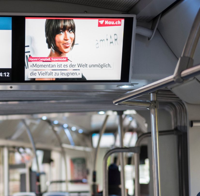 Bildschirme im ÖV: Sie machen uns krank, sie machen uns depressiv, sie ...