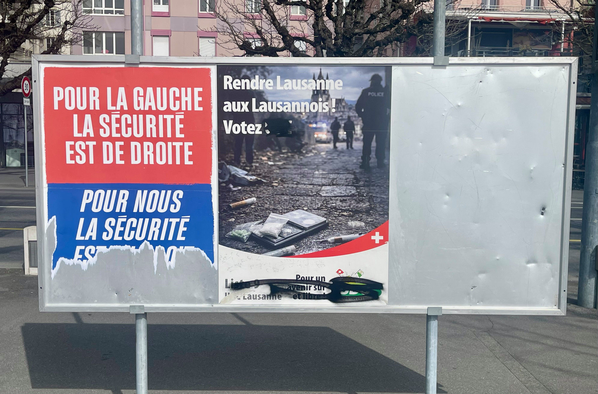 Lausanne: l’UDC crée une affiche électorale avec l’IA