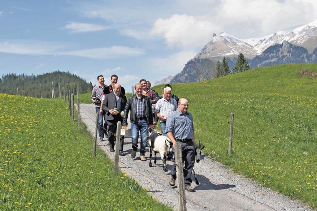 Vier Berner Bauern auf Brautschau