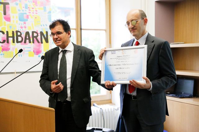 Genève reçoit le label européen «Ville conviviale - Ville solidaire ...