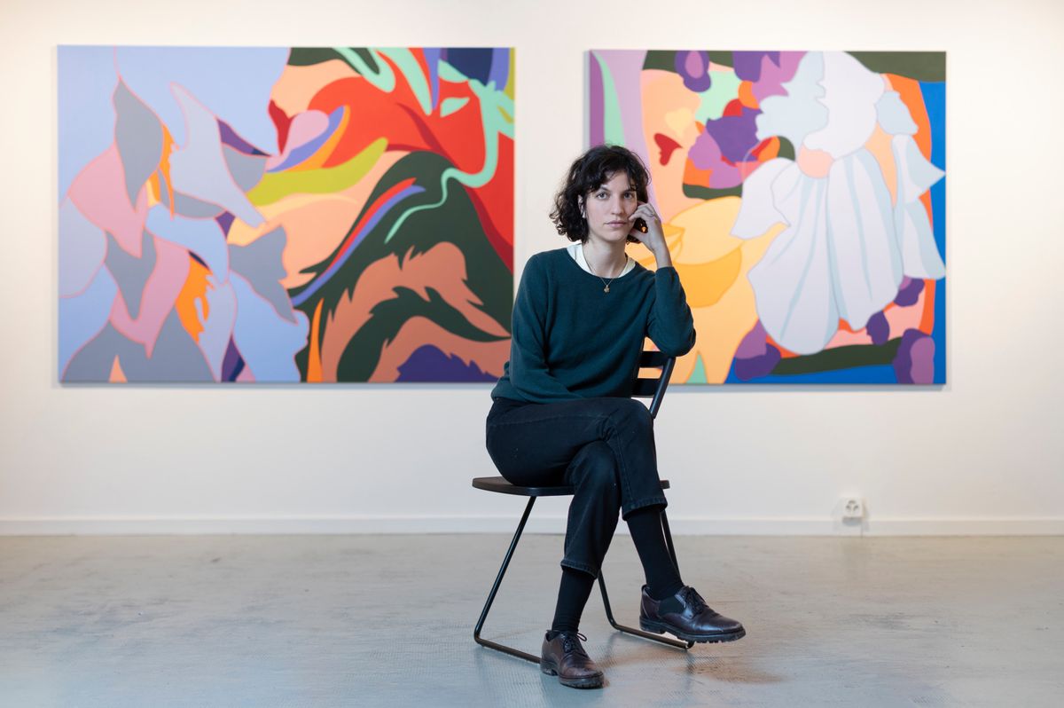 En galerie à Lausanne: Peintre, Jessica Russ met l’ambiance | 24 heures