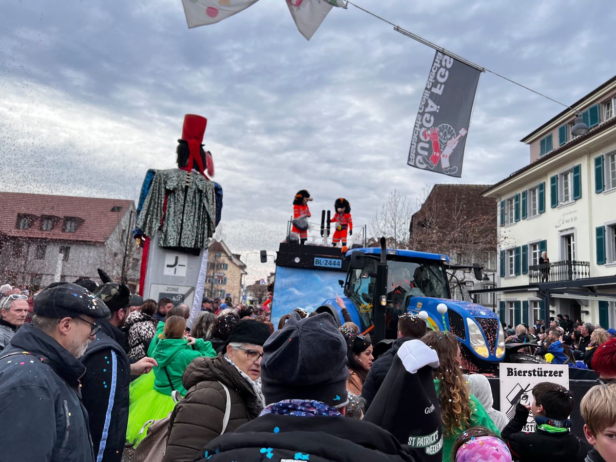 Grossandrang in Sissach: Die Sujets hatten in diesem Jahr vorwiegend ...