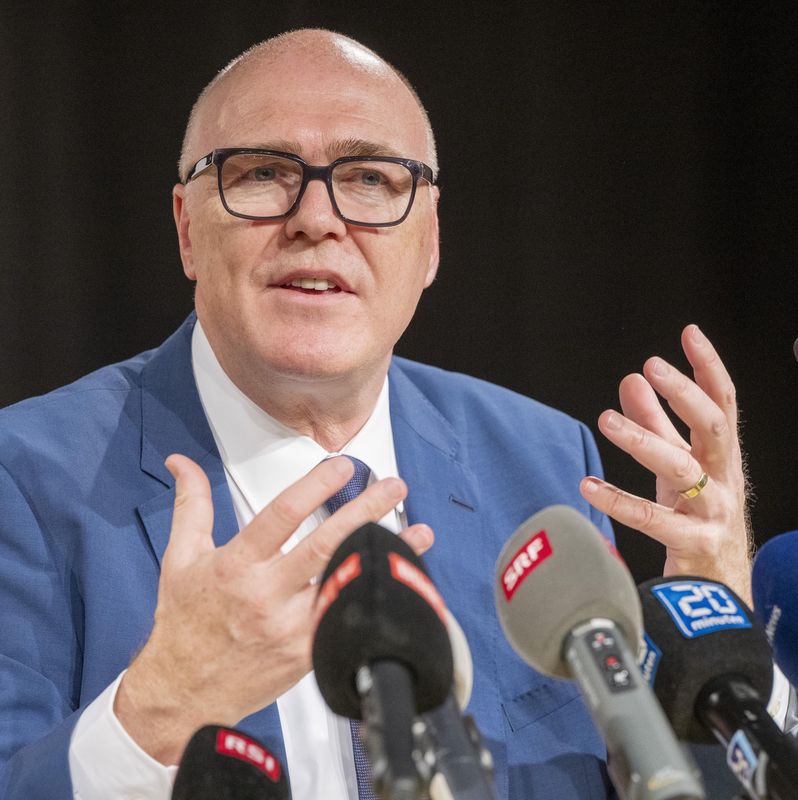 Zurich: Le président de la Confédération Alain Berset à la Street ...