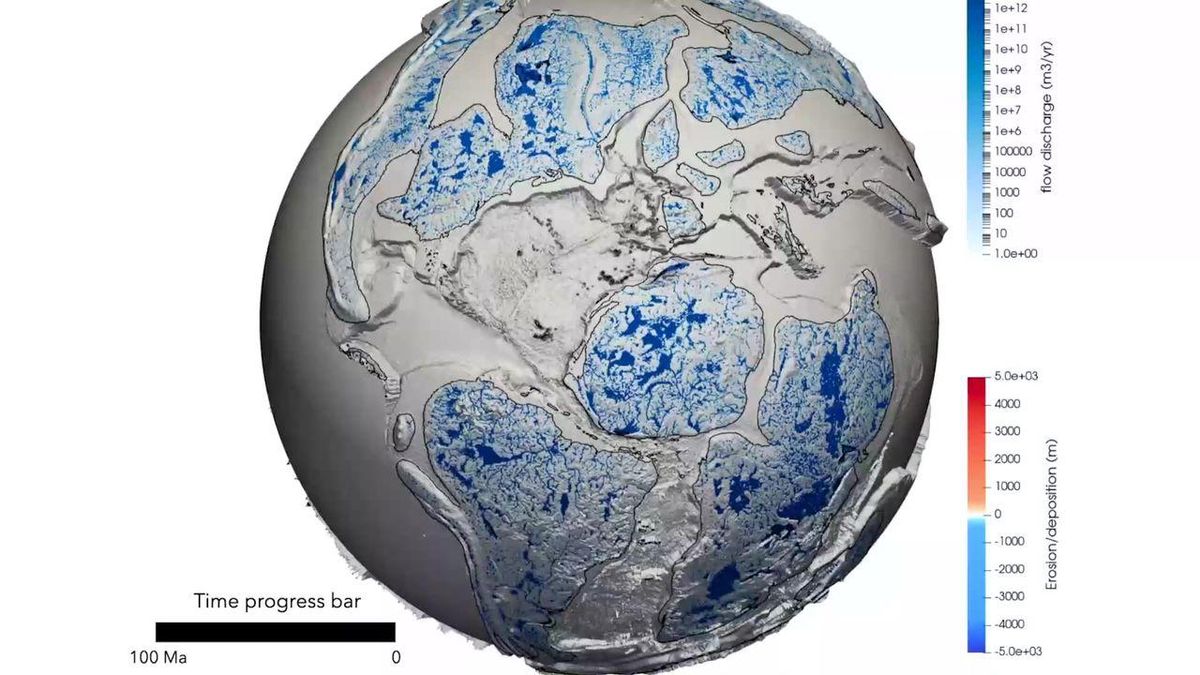 Im Zeitraffer: So verformte sich die Erde in 100 Mio. Jahren - L'essentiel