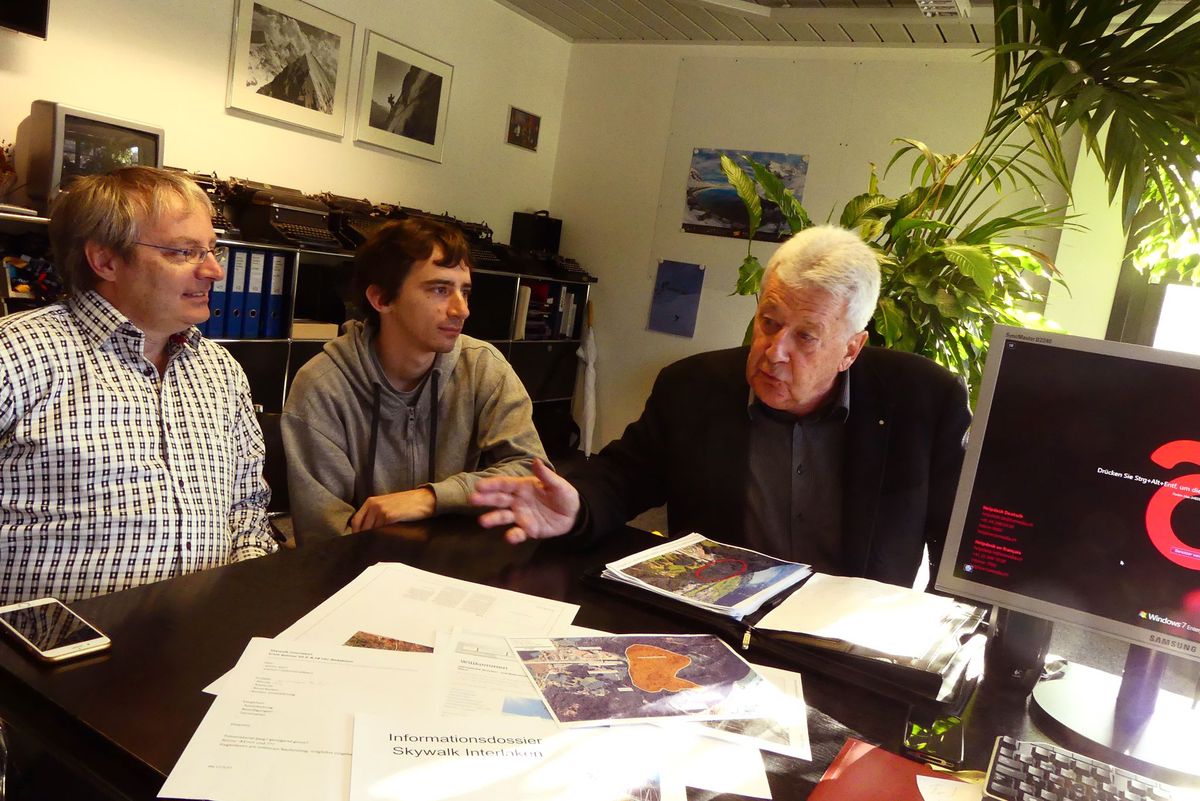 Auf dem Skywalk zum Rugen? | Berner Zeitung