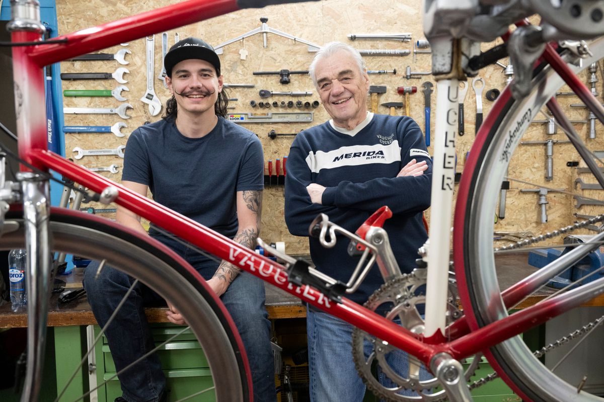 Lausanne : roi du vélo, Michel Vaucher met pied à terre