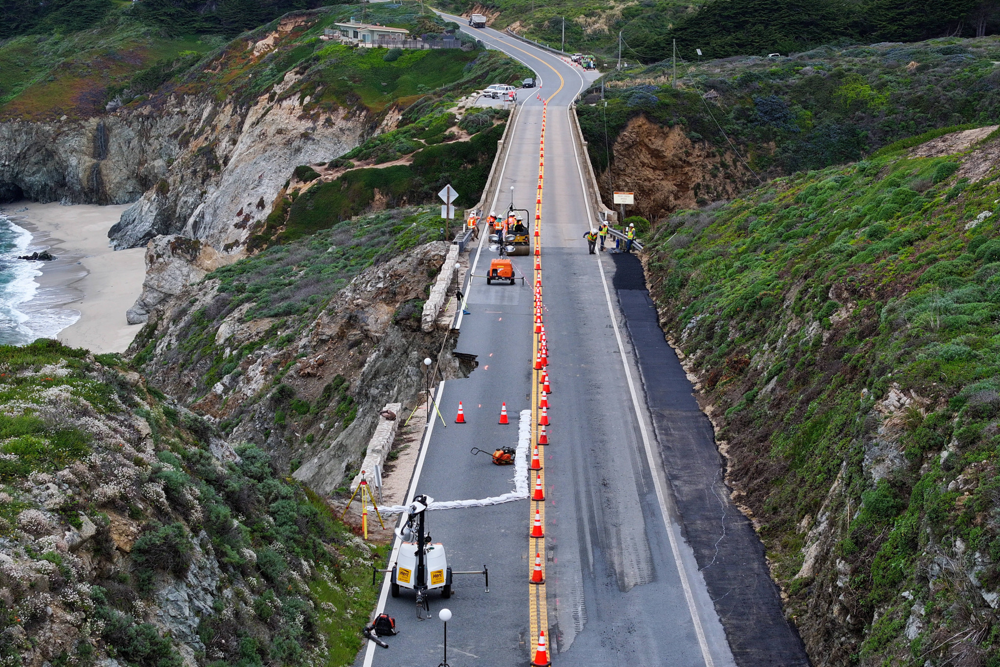 Highway 1: In Big Sur sieht Kalifornien, was Klimawandel ist | Tages ...