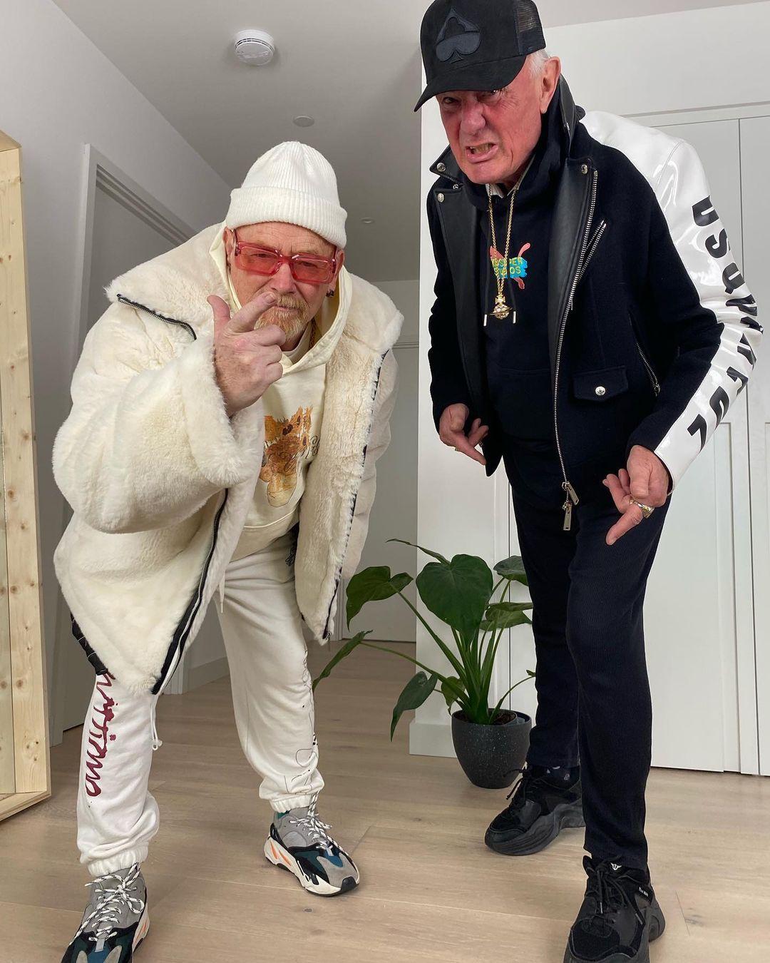 Pete and Bas: Zwei britische Rentner machen als Gangster-Rapper ...