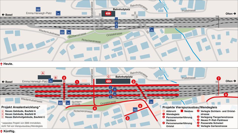 Das ist der neue Bahnhof Liestal | Basler Zeitung