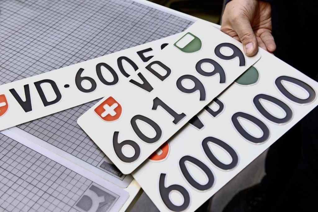 Plaques autos: VD est à 600'000, GE à 800'000 | Tribune de Genève