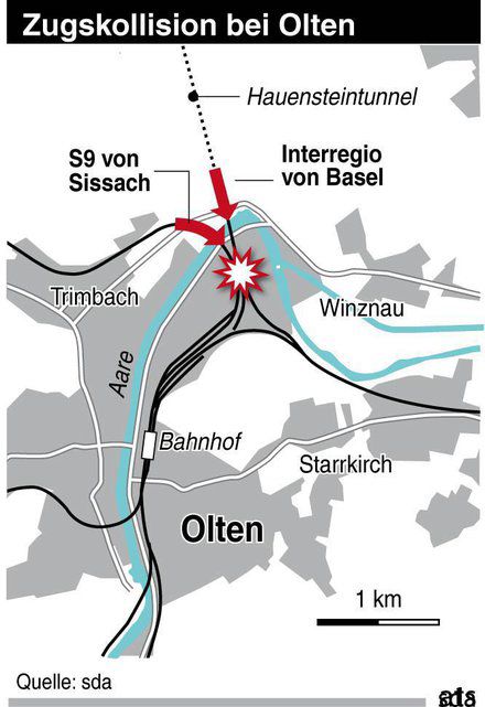 Veraltete Signaltechnik trägt Mitschuld an Zugunglück in Olten | Der Bund
