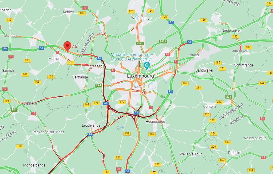 Trafic au Luxembourg : Un accident sur l'A6 crée un gros bouchon - L ...