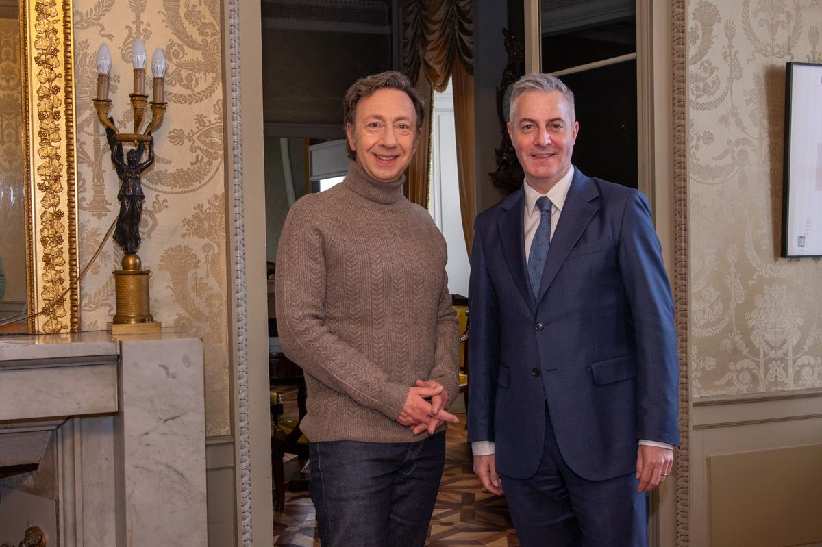 Patrimoine lausannois: Stéphane Bern en tournage à la villa Mon Repos ...