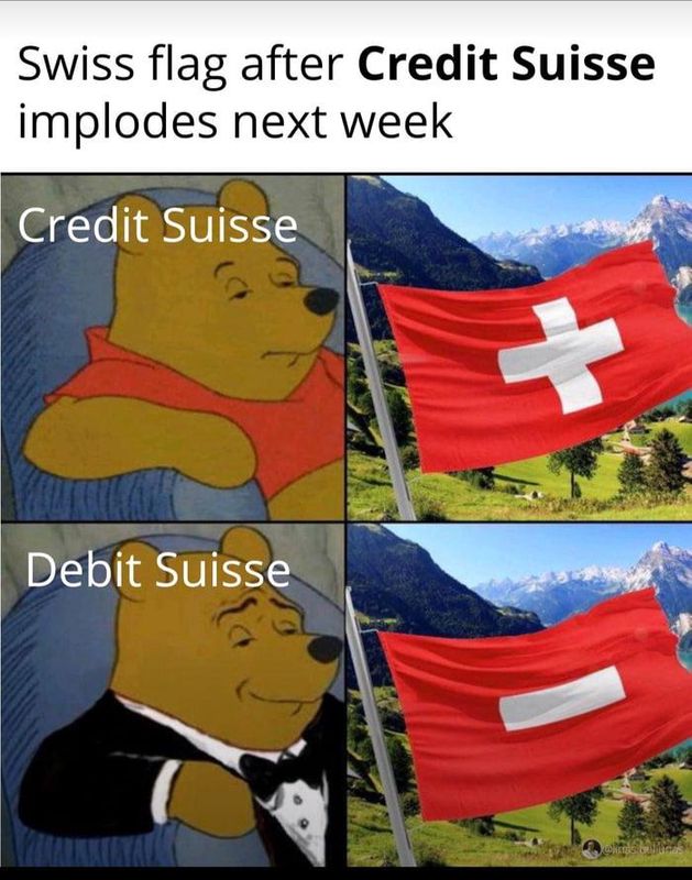 Humor im Netz: Federer und Debit Suisse – die besten Memes zum CS-Fiasko | Zürichsee-Zeitung